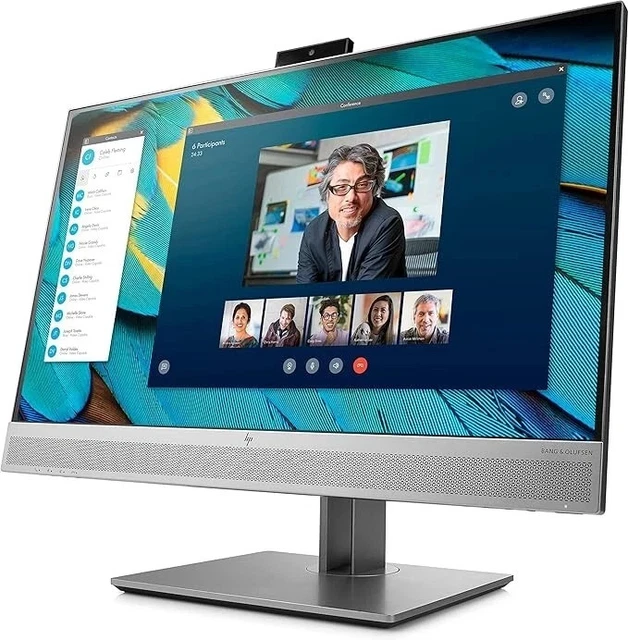 HP E243M HDMI Monitor EliteDisplay IPS 24"FHD WLED Backlit VFA WebCam ...