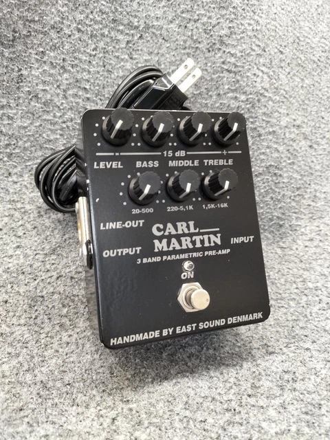 CARL MARTIN: 3 Band Parametric Pre-Amp Gitarren Effektpedal Gebraucht ...