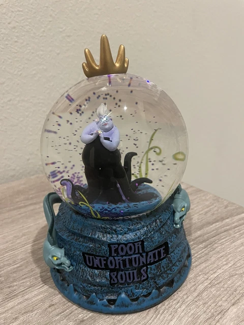 DISNEY PARKS THE Little Mermaid Villains Ursula Snow Globe NEW £70.30 ...