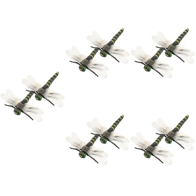 5 PCS SIMULATION D'insectes Faux Décor En Forme De Libellule EUR 59,75 ...