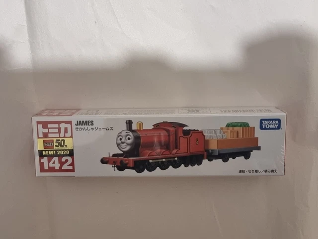 THOMAS & FRIENDS TAKARA TOMY TOMICA No.142 JAMES TRAIN & WAGON DIECAST NEW £29.99 - PicClick UK