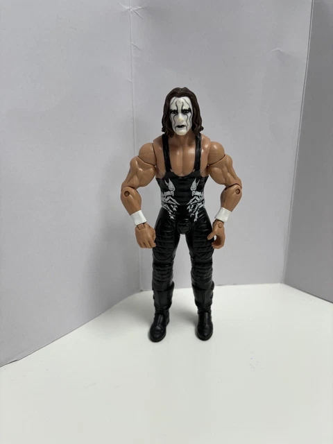 WWE WCW CROW Sting Mattel Wrestling Action Figure Basic Series 55 £10.99 - PicClick UK