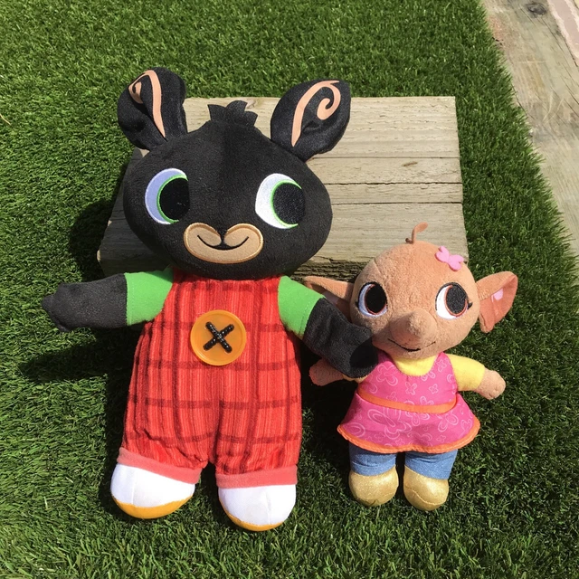 CBEEBIES TALKING BING Bunny And Sula Elephant Soft Plush Toys Fisher ...