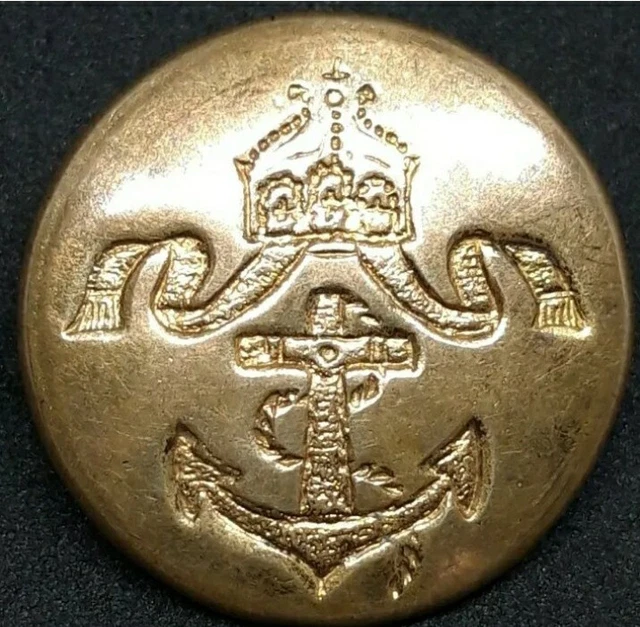 WWI ERA IMPERIAL German Navy Kriegsmarine Officers 22.5mm Indented ...