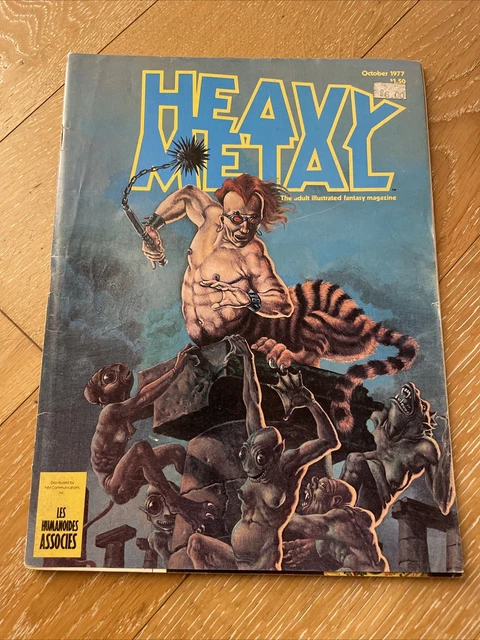 ORIGINAL FIRST EDITION Heavy Metal Magazine - October 1977 EUR 15,00 ...