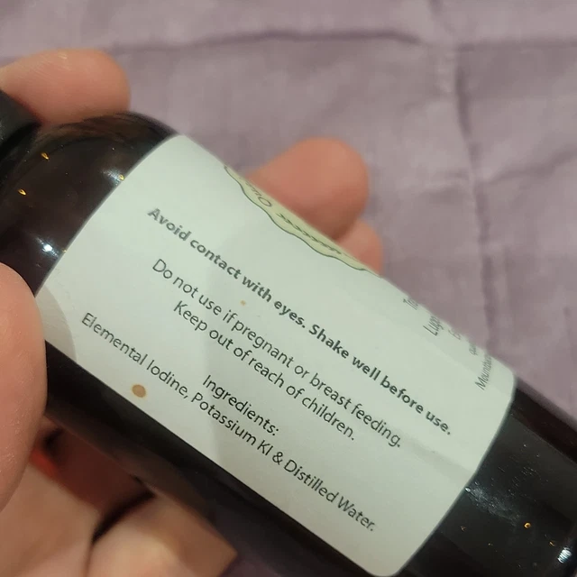 LUGOL'S IODINE 2% Transdermal - High Purity 110ml - Pipette for ...