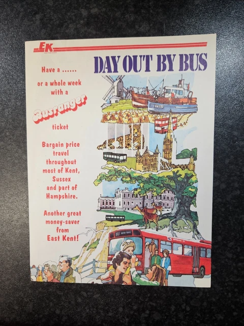 EAST KENT BUS Timetable Leaflet London Busranger PE155 £3.50 - PicClick UK