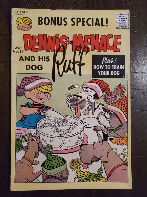 DENNIS THE MENACE And His Dog Ruff #14 1963 Vg+/Fine $15.00 - PicClick CA