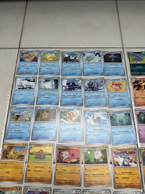 LOT DE 76 Cartes Pokémon 151 normal Écarlate et Violet EV03.5 NEUF EUR ...