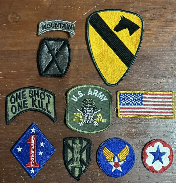 (10) VINTAGE U.S. Military Patches/Other 1st Cav - New & Used $15.00 ...
