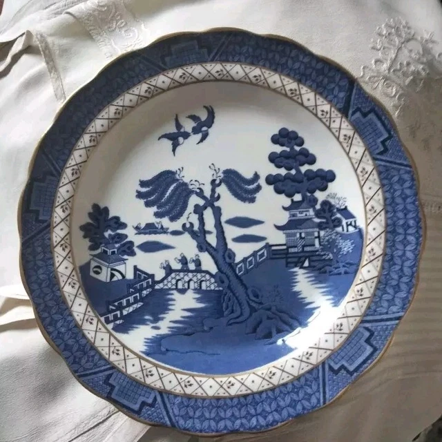 ROYAL DOULTON BOOTHS "Real Old Willow" Pattern Majestic Collection 10.5 ...