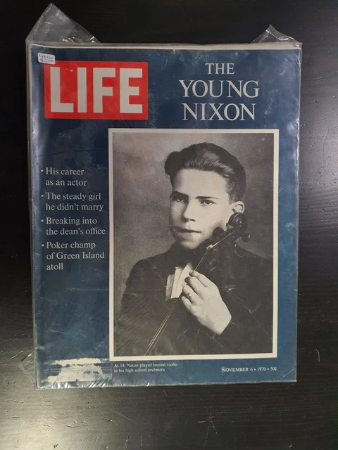 LIFE MAGAZINE NOVEMBER 6, 1970 - Young Richard Nixon Lem Barney Detroit ...