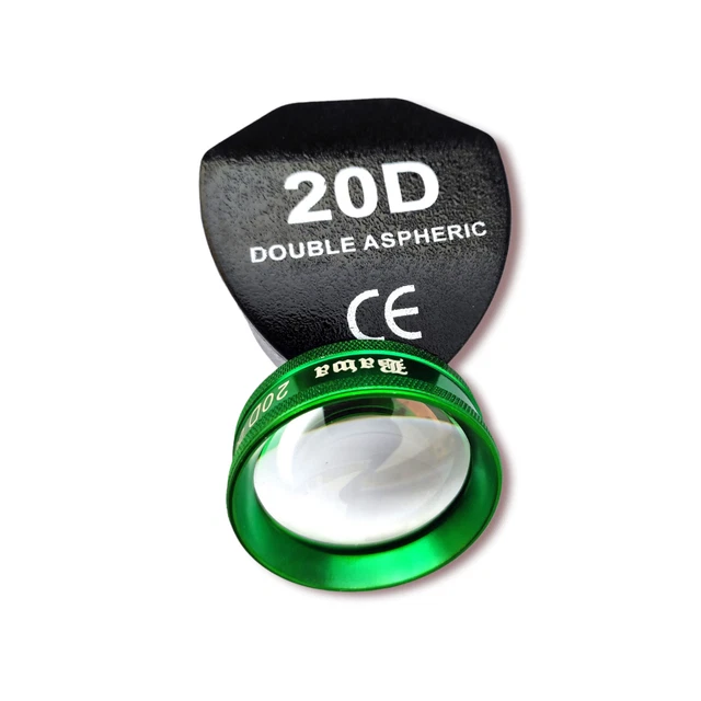 ORIGINAL NON CONTACT Bio Fundus 20D Green Color Lens By db $38.94 ...