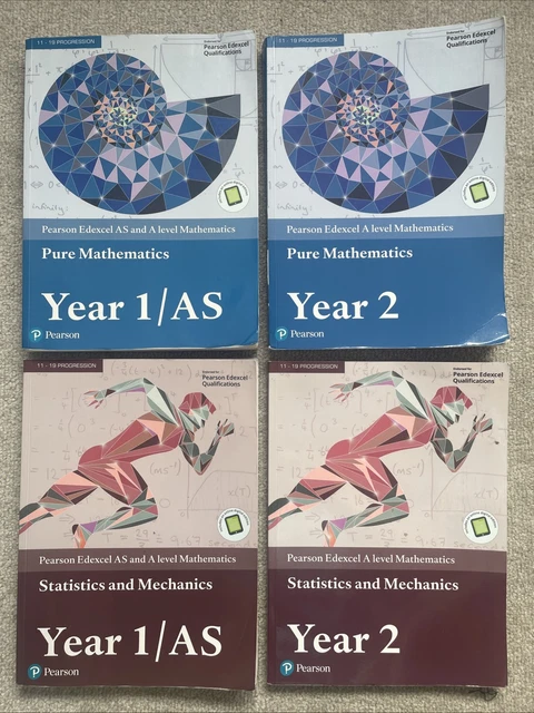 PEARSON EDEXCEL A Level Pure Mathematics, Stats & Mechanics Year 1&2 ...