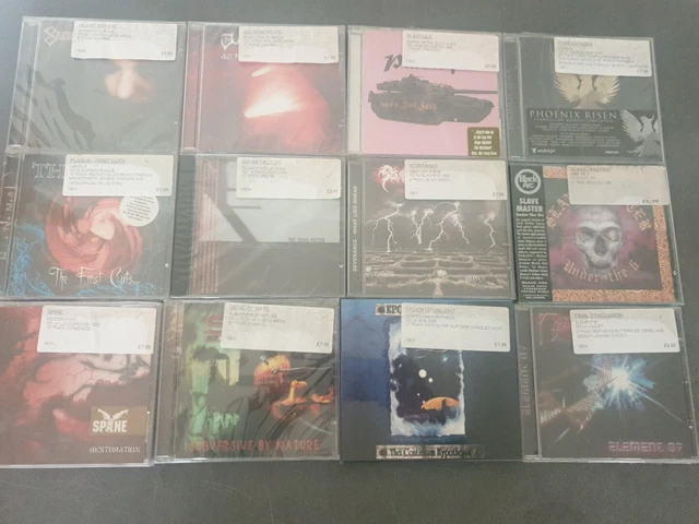 JOB LOT OF 19 x Death/Black/Funk/Heavy Metal Hard Core/Industrial/Punk ...