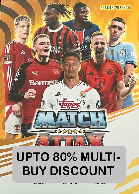 MATCH ATTAX 2024/25 Finish Your Collection - Up to 80% off with ...
