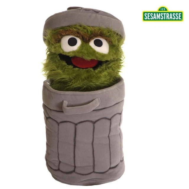 LIVING PUPPETS HAND Puppet Sesame Street Oscar in the Trash Can 65cm £ ...