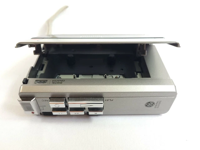 NEW VINTAGE GE 3-5355A Portable Cassette Recorder/Player with Original ...