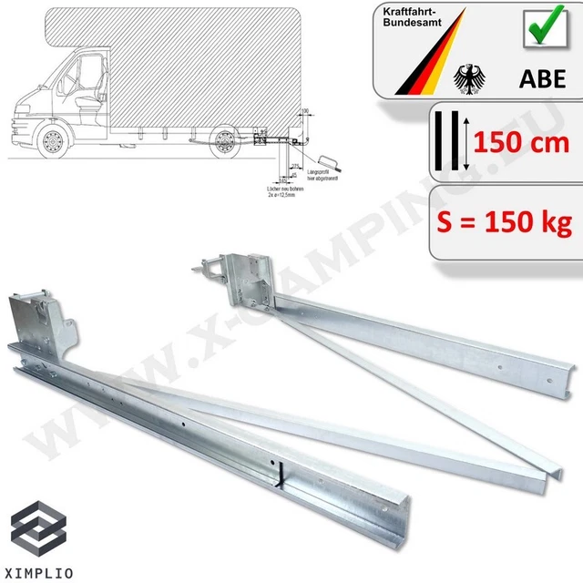 RAHMENVERLÄNGERUNG FÜR ANHÄNGERKUPPLUNG AHK für Iveco Daily Bimobil EX 1999- EUR 539,99 ...