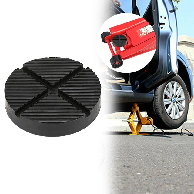 LARGE RUBBER PAD Rubber Block Hydraulic Ramp Jacking pads Trolley Jack ...