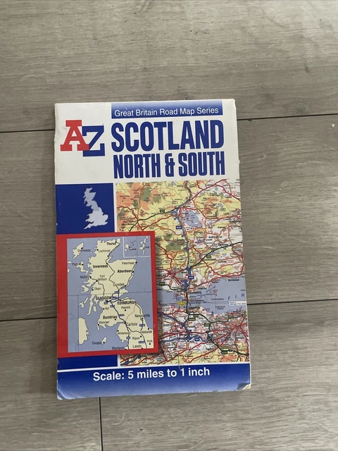 SCOTLAND ROAD MAP by Geographers' A-Z Map Company (Sheet map, 2003) £0. ...