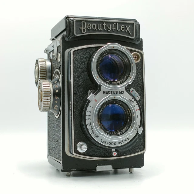 TAIYOHDO BEAUTYFLEX 6X6 TLR Film Camera 80mm F/3.5 Lens- GOOD $49.99 ...