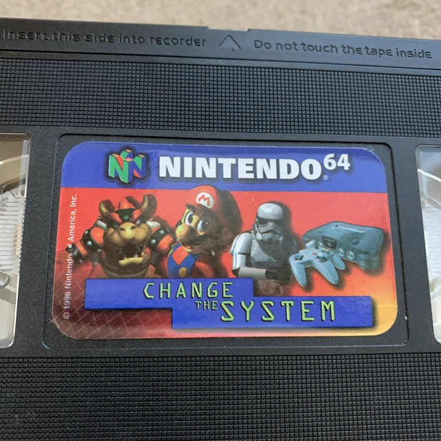 NINTENDO 64 POWER Change the System Launch Date Promo VHS N64 September ...