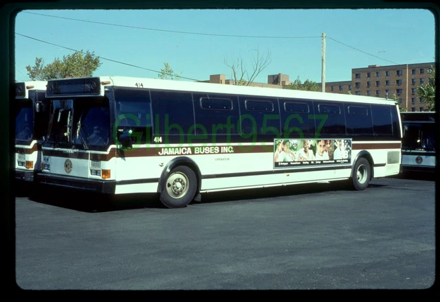 JAMAICA BUSES (NY) original bus slide # 414 taken 1990 $10.50 - PicClick