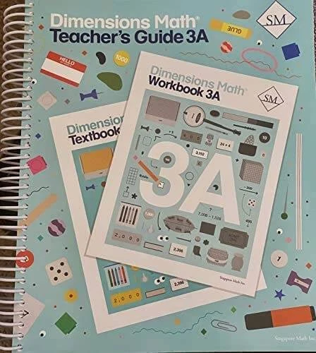 DIMENSIONS MATH, TEACHERS Guide 3A - Spiral-bound By Cassandra Turner ...