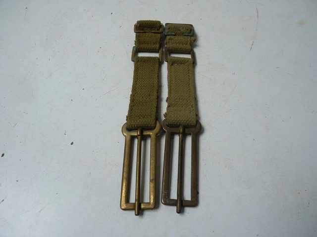 ORIGINAL WW2 BRITISH Army 37 Pattern Webbing Brace Adapter Pair EUR 19 ...