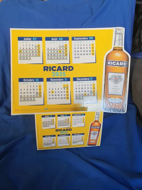 LOT DE 2 calendriers Ricard et pastis 51 Neuf EUR 15,00 - PicClick FR