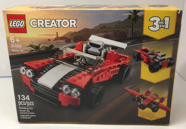 LEGO CREATOR 31100 3 in 1 race car plane set NIB sealed 134 pcs EUR 15 ...