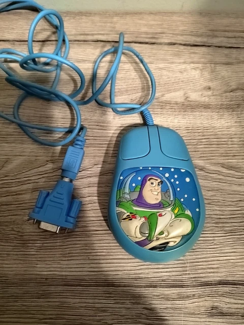 BUZZ LIGHTYEAR TOY Story Official Disney Vintage Computer PC Mouse VGC ...