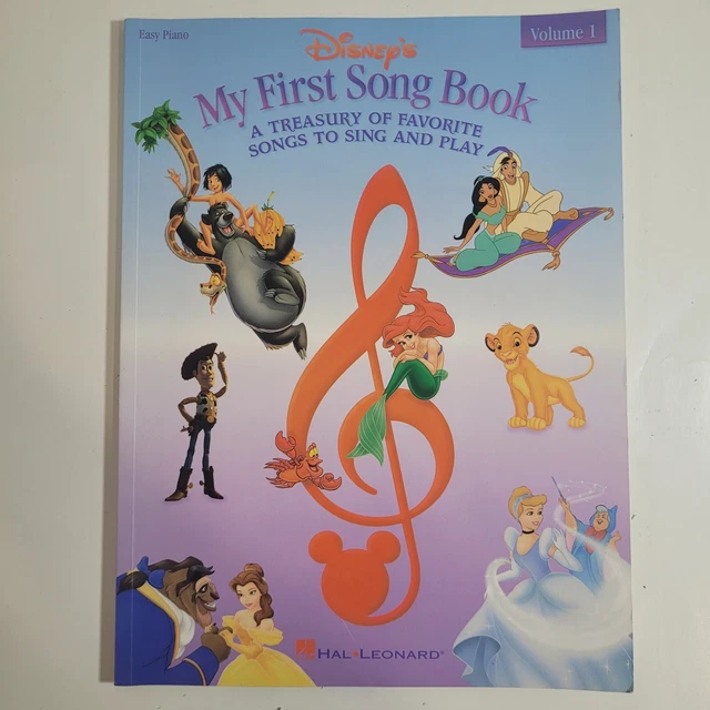 DISNEY'S - MY First Song Book - Volume 1 (Hal Leonard) Easy Piano $17. ...