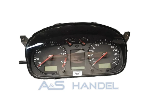 ORIGINAL VW VOLKSWAGEN Tacho Instrument combiné VW 1J0919880C 260kmh ...