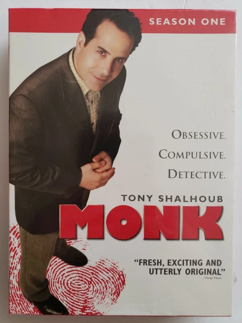 NEW MONK SEASON 1 DVD Set Tony Shalhoub(Marvelous Mrs Maisel)Crime ...