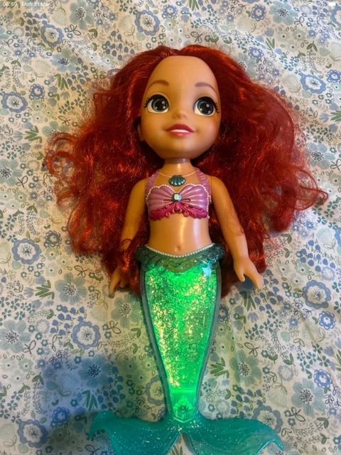 DISNEY THE LITTLE Mermaid Ariel Singing Light Up Tail princess Doll ...