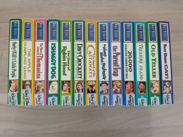 WALT DISNEY STUDIO Film Collection 13 VHS lot £35.67 - PicClick UK