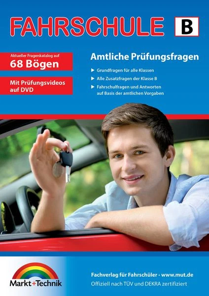 FÜHRERSCHEIN FRAGEBOGEN KLASSE B - Auto Theorieprüfung original amtlicher Fra... EUR 24,95 ...