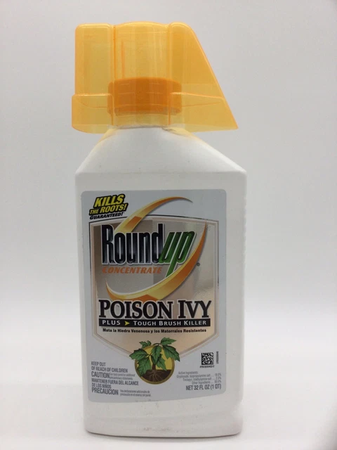 32OZ. ROUNDUP CONCENTRATE Poison Ivy Killer Plus Tough Brush Killer ...