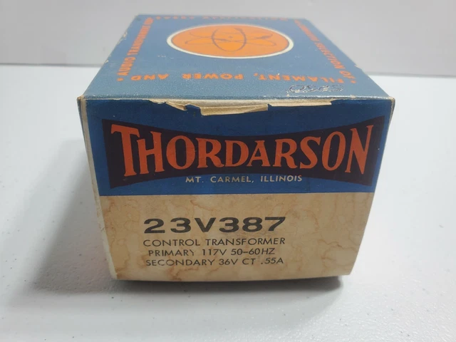 VINTAGE THORDARSON 23V387 Control Transformer NOS B2/E4 $57.50 - PicClick