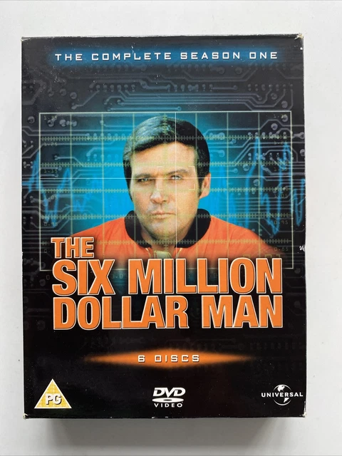 THE SIX MILLION Dollar Bionic Man Complete Season 1 DVD 6 Disc Box Set ...