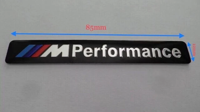 1X BMW M Performance Aufkleber Logo Emblem Sticker Interieur ...