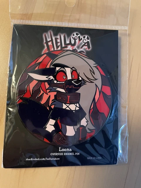 HELLUVA BOSS LOONA Oversized Enamel Pin Mastermind Hazbin Hotel £88.46 ...