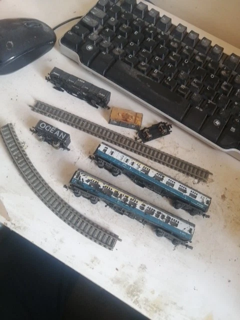 TRIX TTR 1951- BR BLUE/GREY - MK 1 COACH - N SCALE X 2 M16171 & M21240 ...