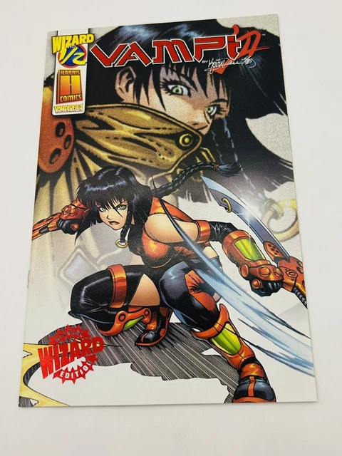 HARRIS COMICS VAMPIRELLA: Vampi With Wizard 1/2 Certificate of ...