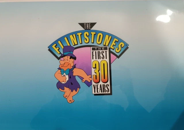 THE FLINTSTONES FIRST 30 Years Hand Painted Animation Production Cel ...