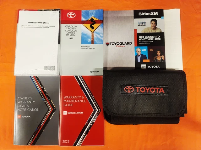 2025 TOYOTA COROLLA Cross Owner’s Manual - Complete Set £41.45 ...