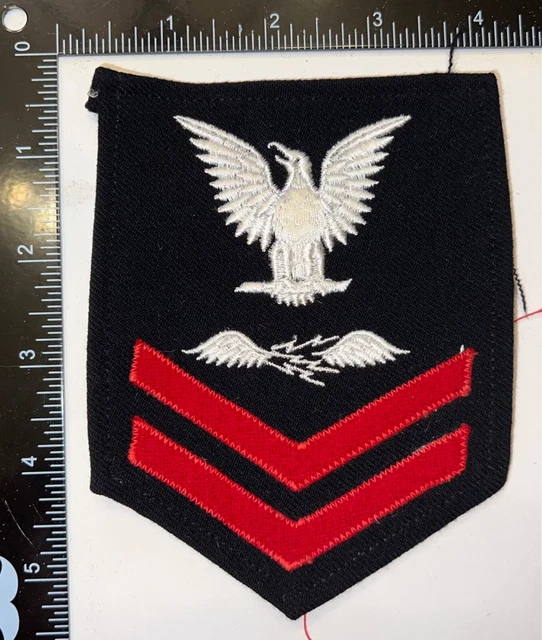 WWII USN US Navy Aviation Radioman Petty Officer 2nd Class Blue Rate ...