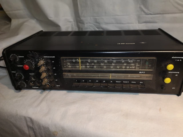 DDR, RADIO, SENDERSPEICHER, Stereo Receiver, antik, rk88, Restauration ...